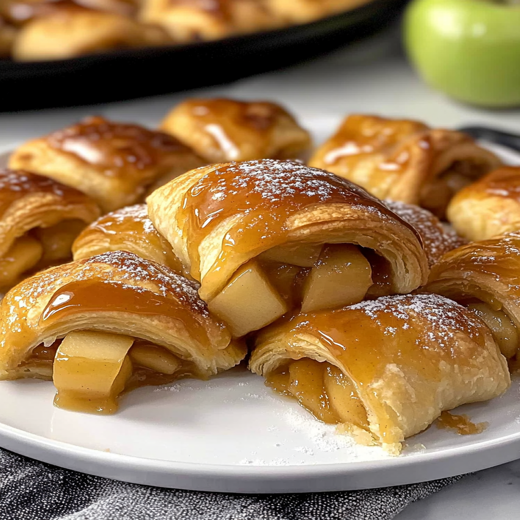 Caramel Apple Pie Crescent Rolls