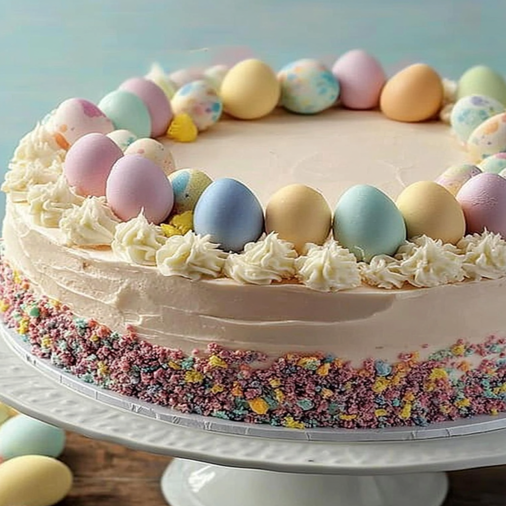 Easter Egg Layer Cake