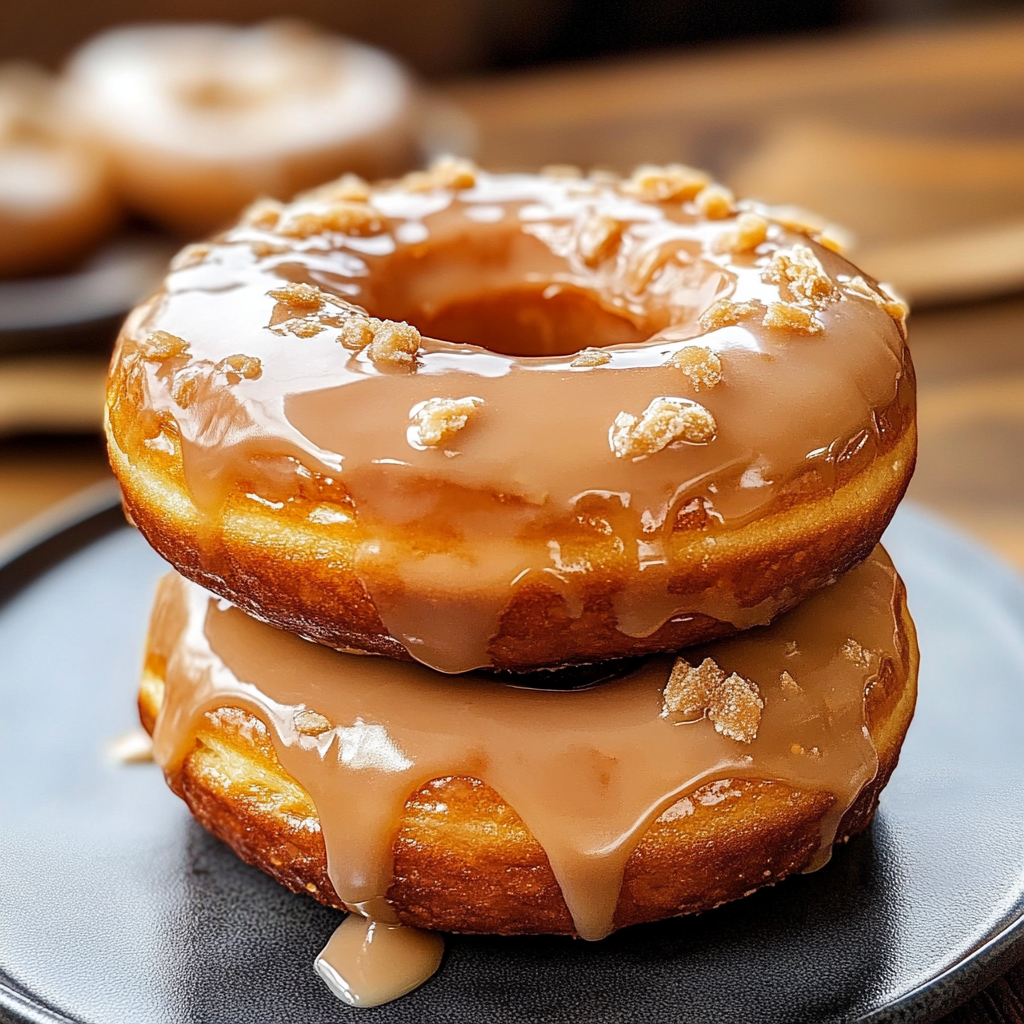 Rich and Gooey Maple Glazed Donuts