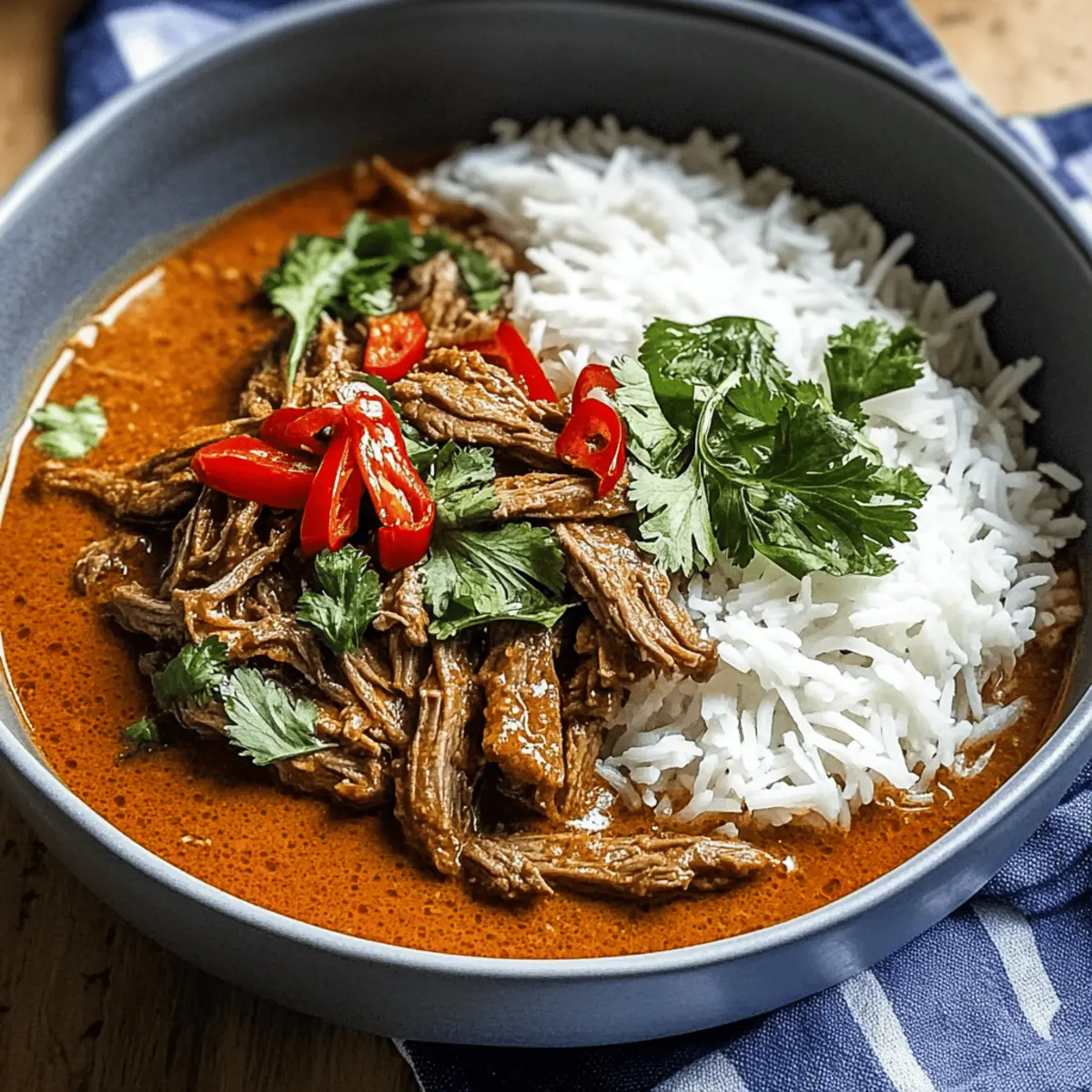 New! Coconut Red Curry Drip Beef Recipe for Flavorful Comfort Food