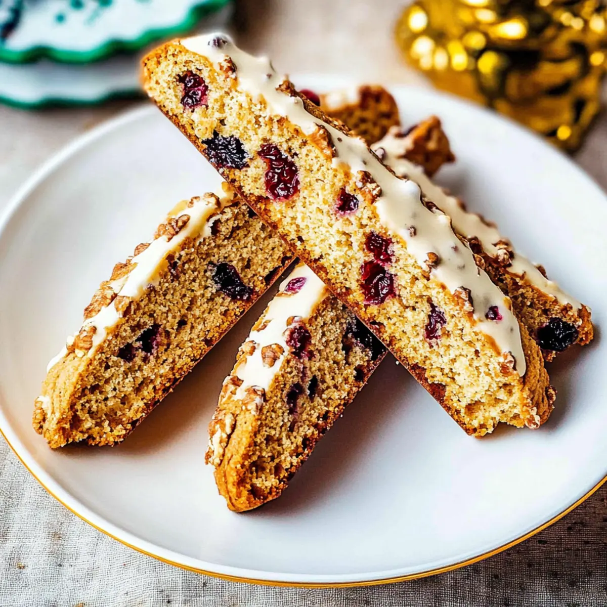 Elevate Your Coffee Break with Cranberry Walnut Biscotti