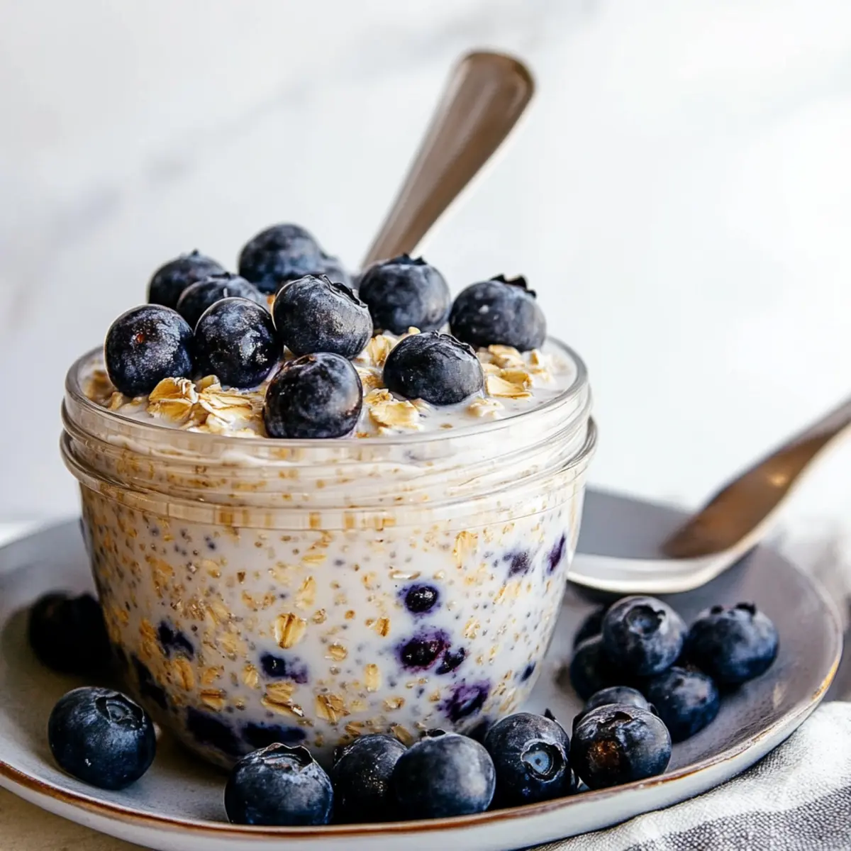 Easy Blueberry Overnight Oats Recipe for a Healthy Breakfast