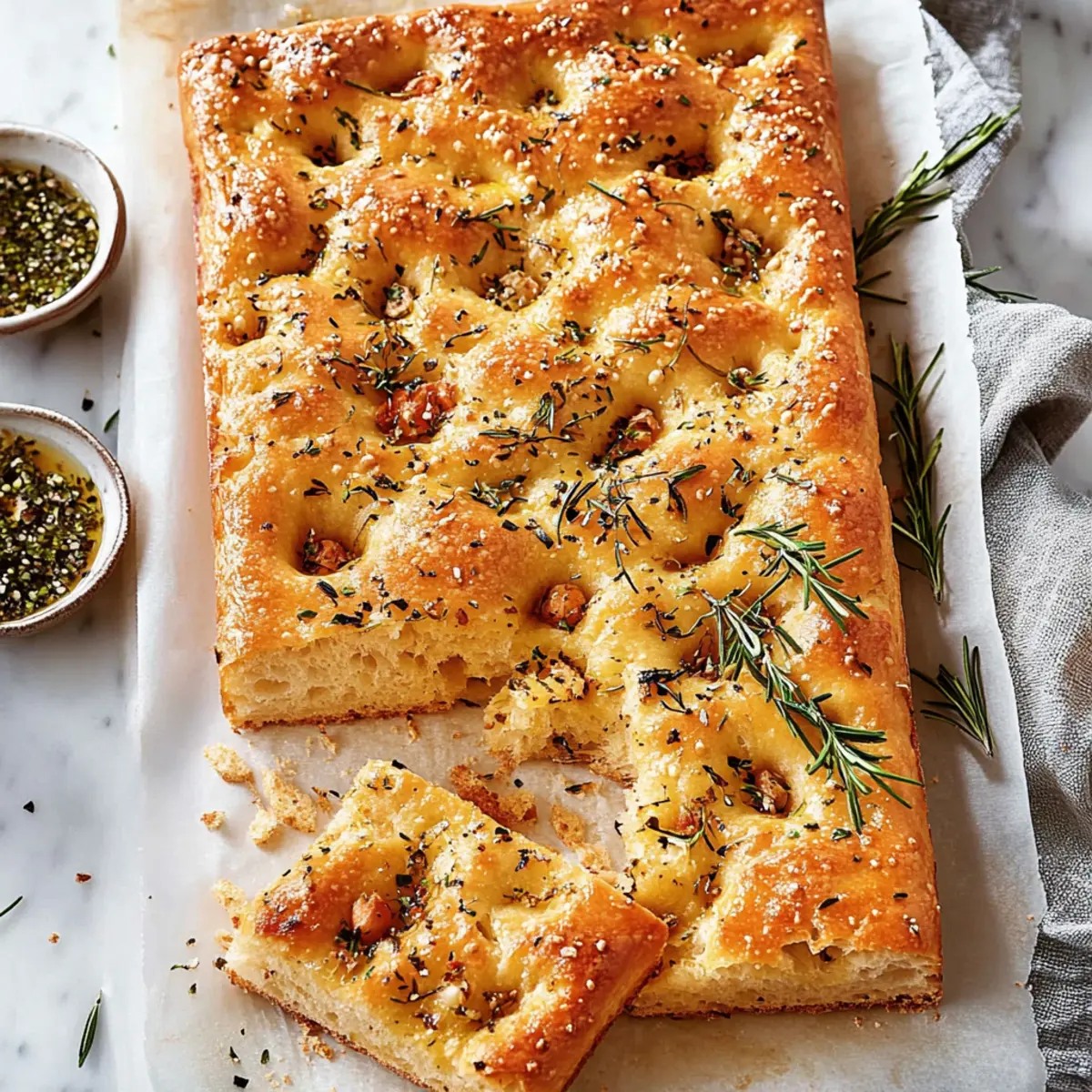 Easy Homemade Focaccia Bread Recipe for Beginners