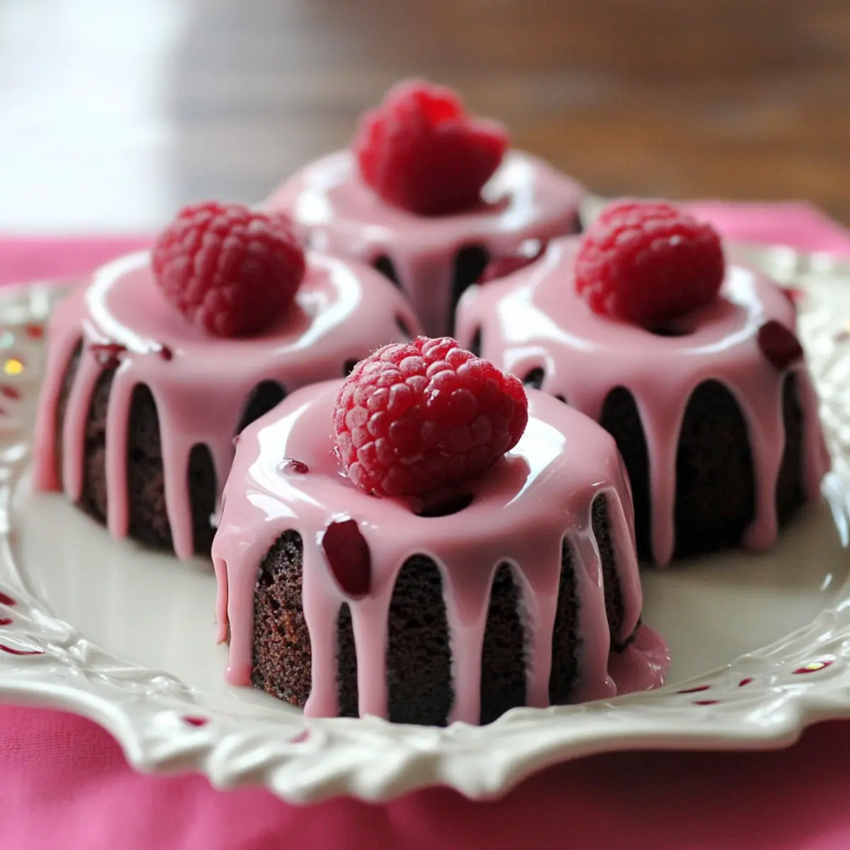 Decadent Mini Valentine Cakes: Easy Chocolate Bundt Recipe