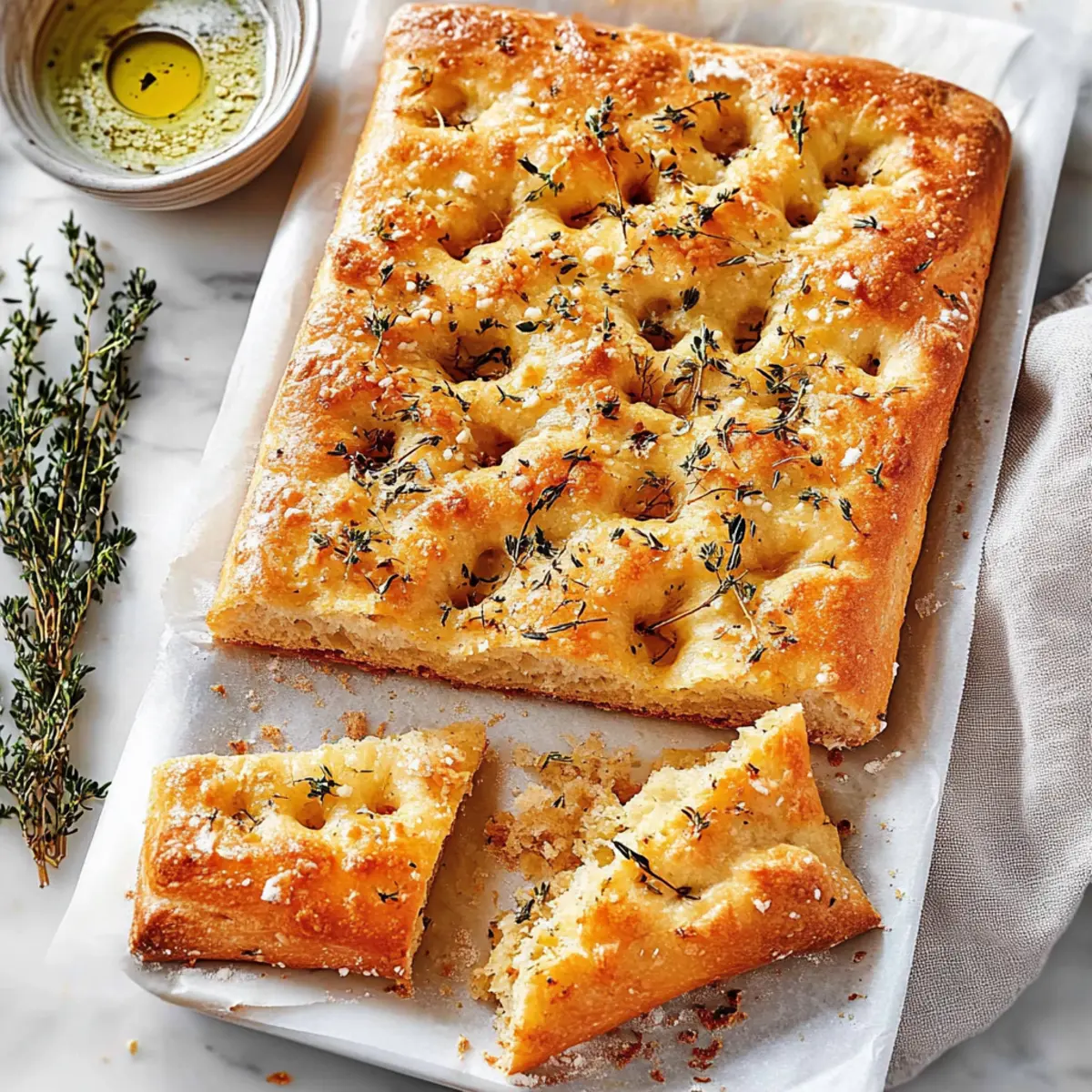 Easy Homemade Focaccia Bread Recipe for Beginners