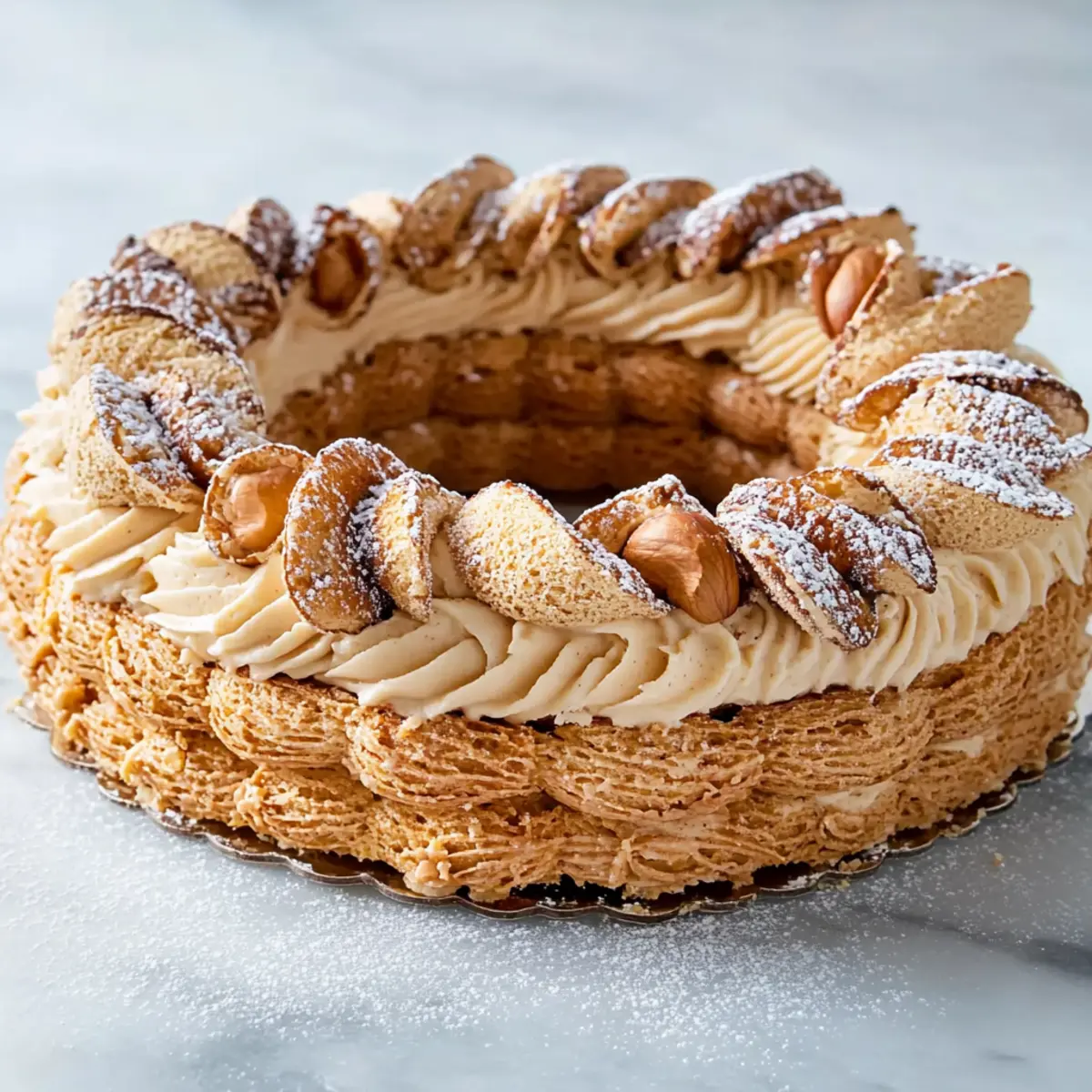 Decadent Paris-Brest with Hazelnut Cream Recipe for Sweet Indulgence