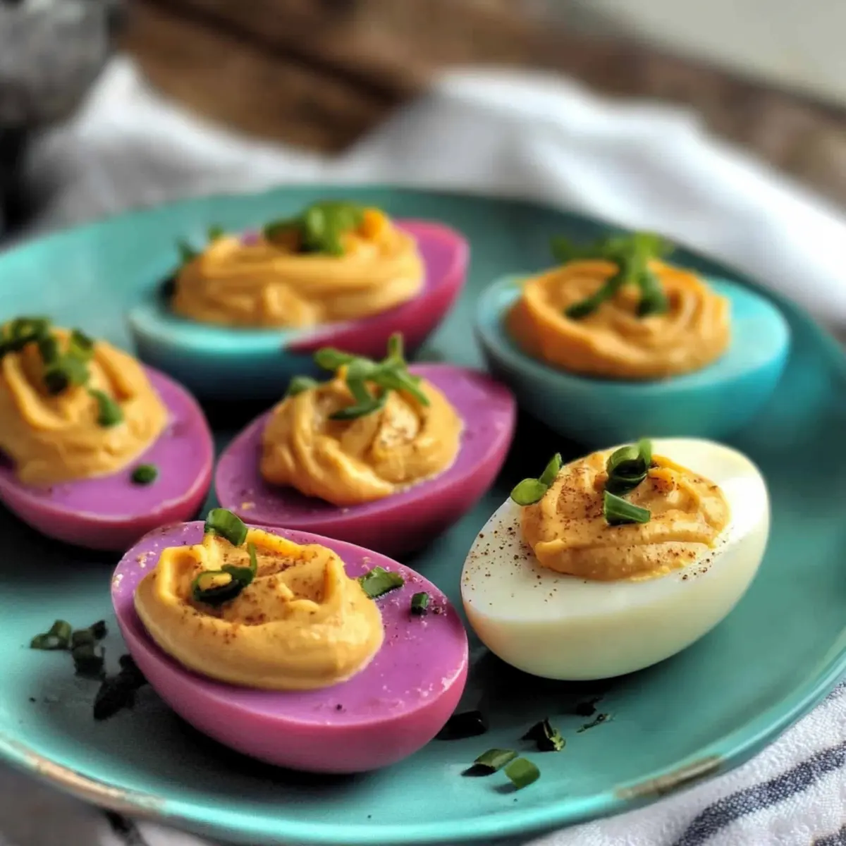 Colorful Deviled Eggs Recipe: Festive Dyed Eggs for Any Occasion