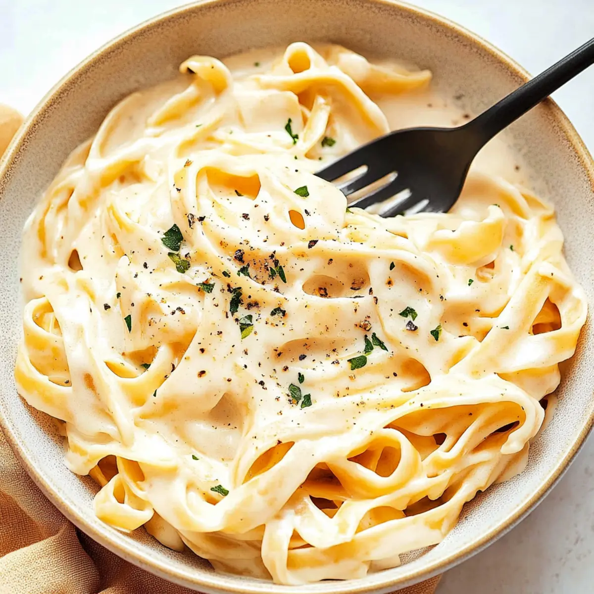 The Creamiest Alfredo Sauce Ever - Garlic & Parmesan Delight