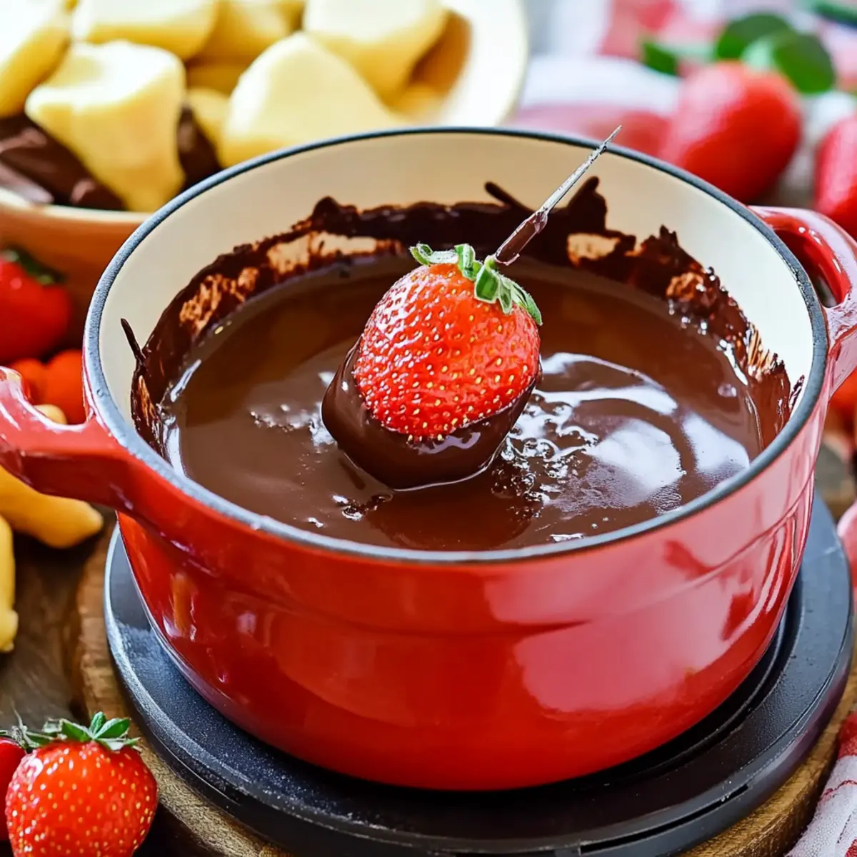 Classic Chocolate Fondue Method for a Decadent Dessert Experience