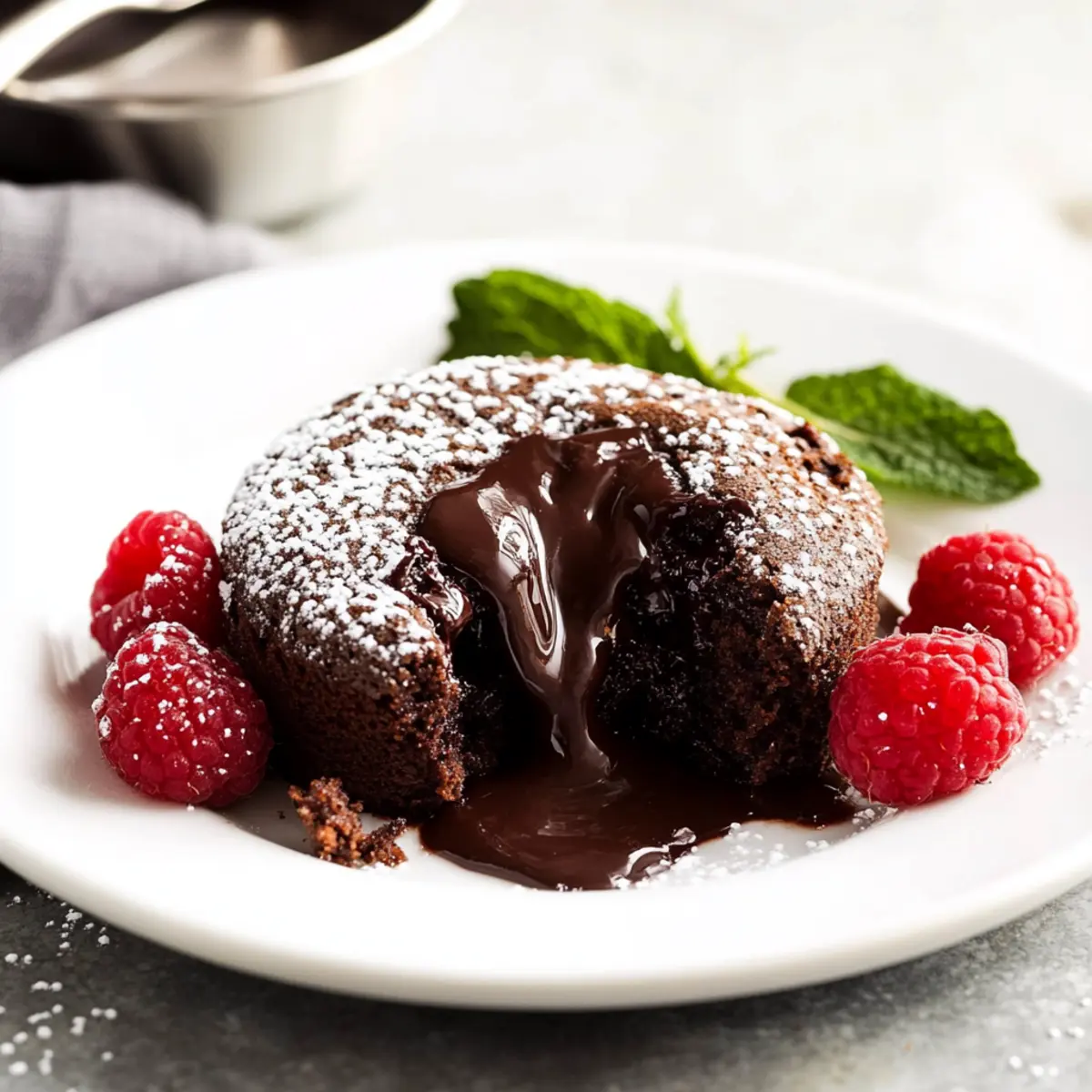 Decadent Chocolate Lava Cake for Two Ready in 20 Minutes