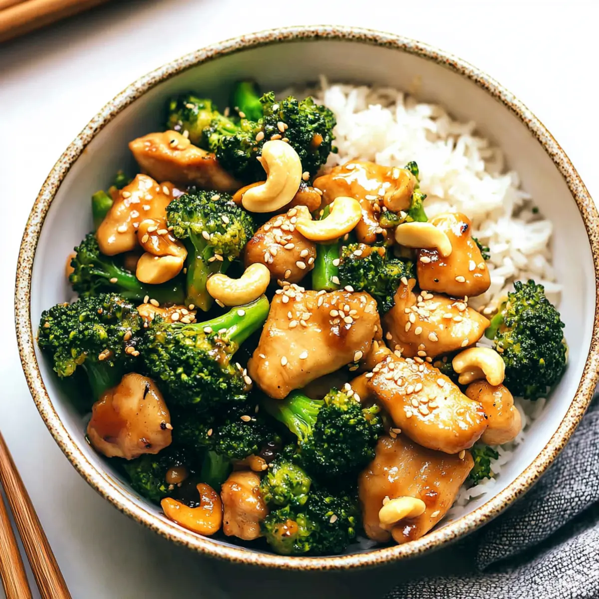 Delicious Cashew Chicken & Broccoli Stir-Fry Ready in 25 Minutes