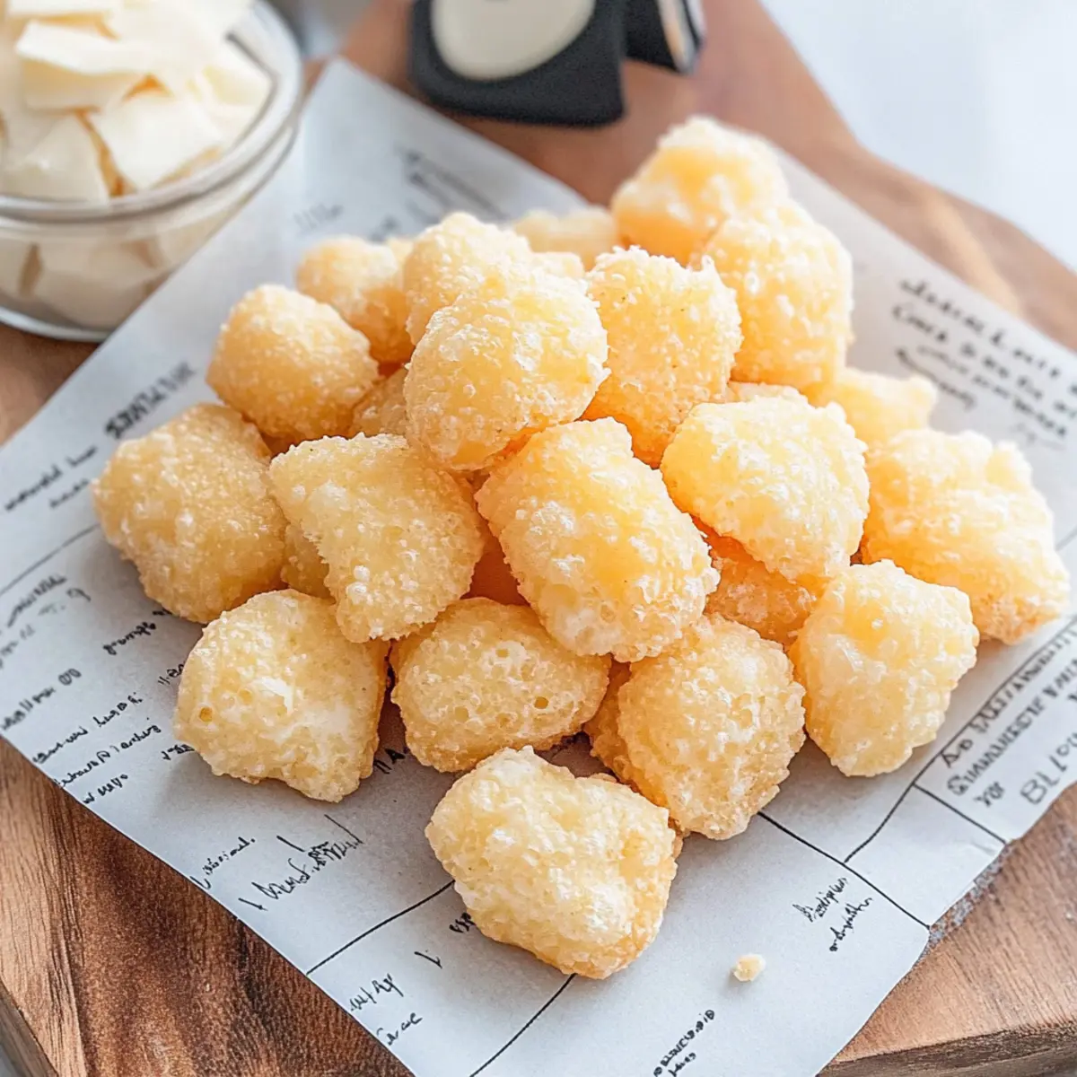 Quick and Easy Crispy Cheese Puffs