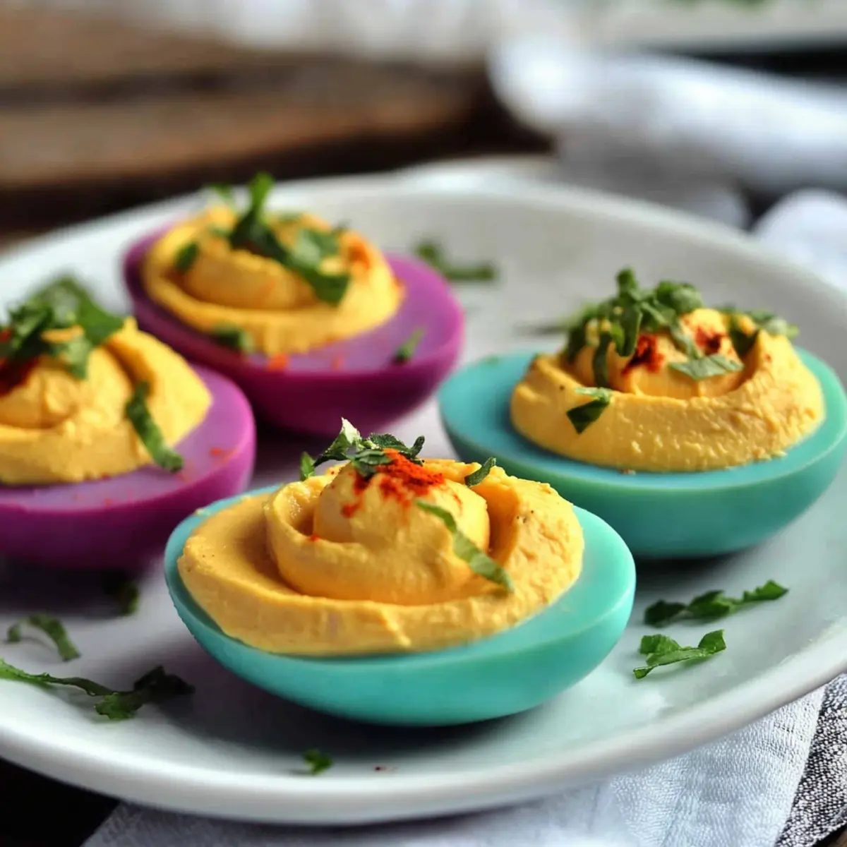 Colorful Deviled Eggs Recipe: Festive Dyed Eggs for Any Occasion