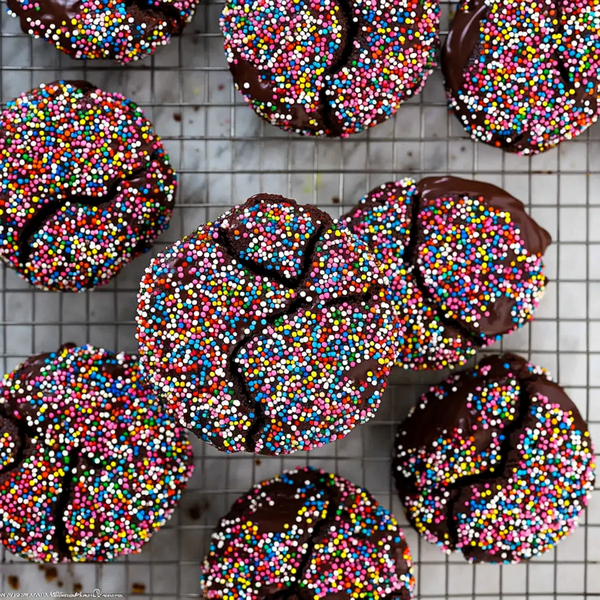 Delicious Chocolate Sprinkle Sugar Cookies Recipe