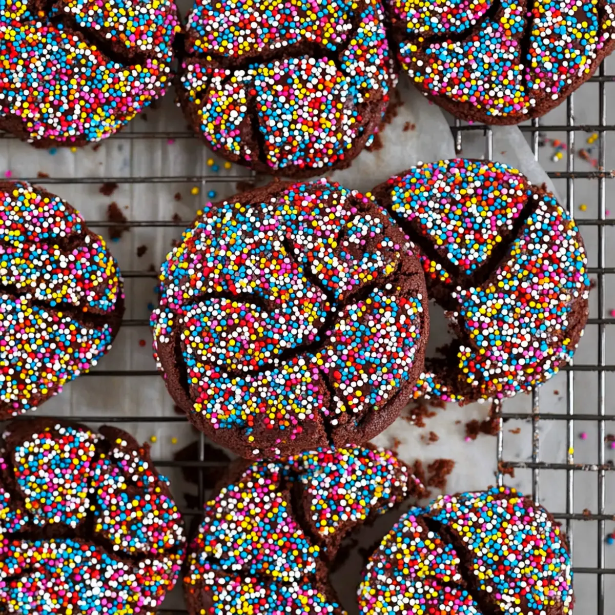 Delicious Chocolate Sprinkle Sugar Cookies Recipe