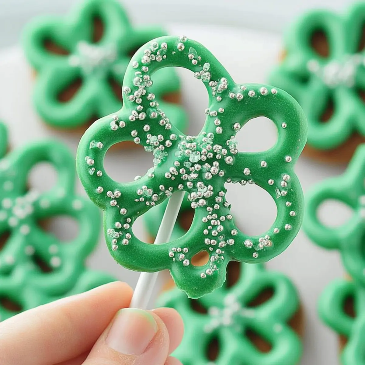 4-Ingredient Shamrock Pretzels for St. Patrick's Day
