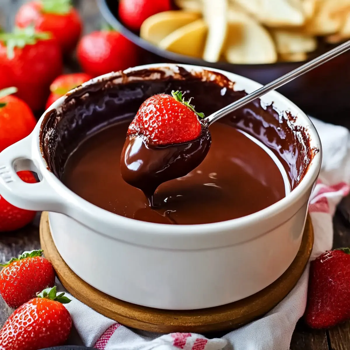 Classic Chocolate Fondue Method for a Decadent Dessert Experience