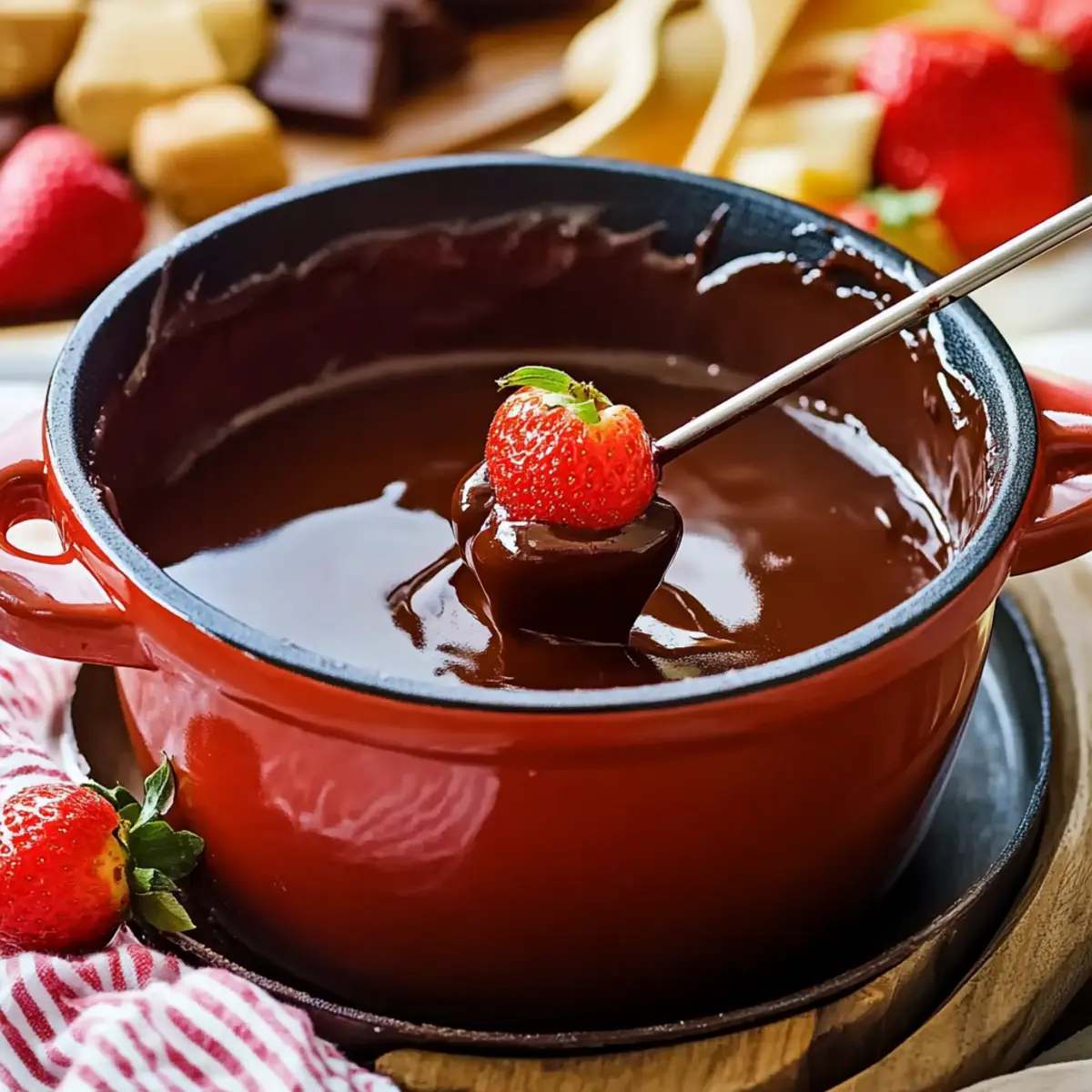 Classic Chocolate Fondue Method for a Decadent Dessert Experience