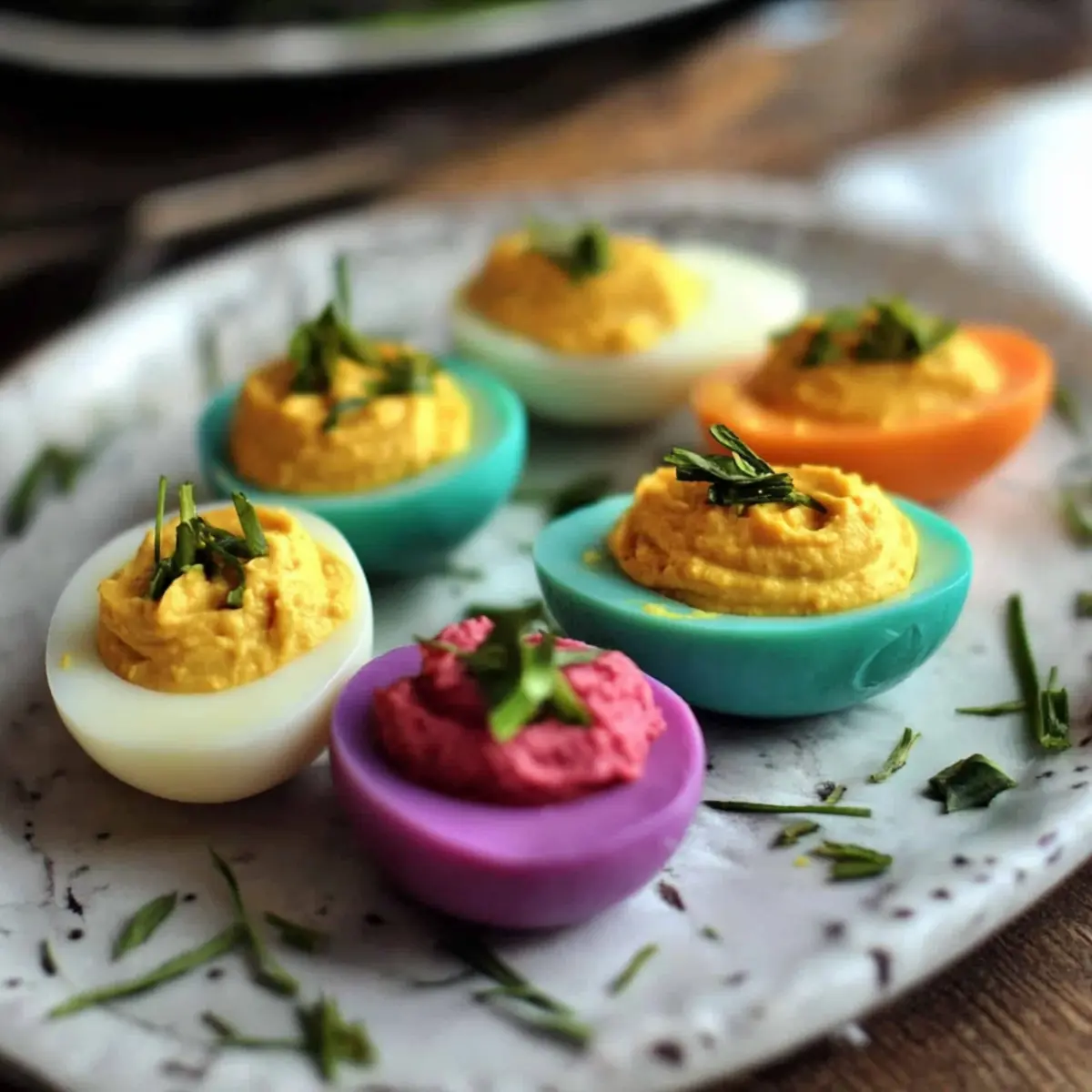 Colorful Deviled Eggs Recipe: Festive Dyed Eggs for Any Occasion