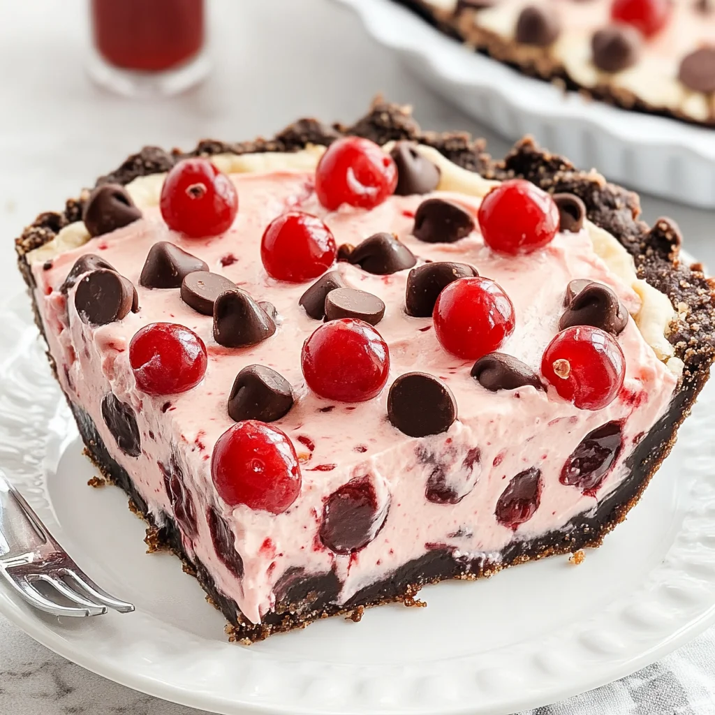 Cherry Chocolate Chip Pie: A Sweet Summer Delight - Easystepsrecipes
