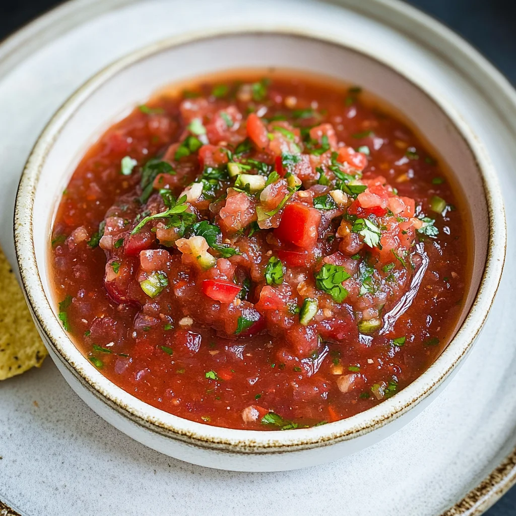 Homemade Salsa Recipe: Fresh and Zesty Delight! - Easystepsrecipes