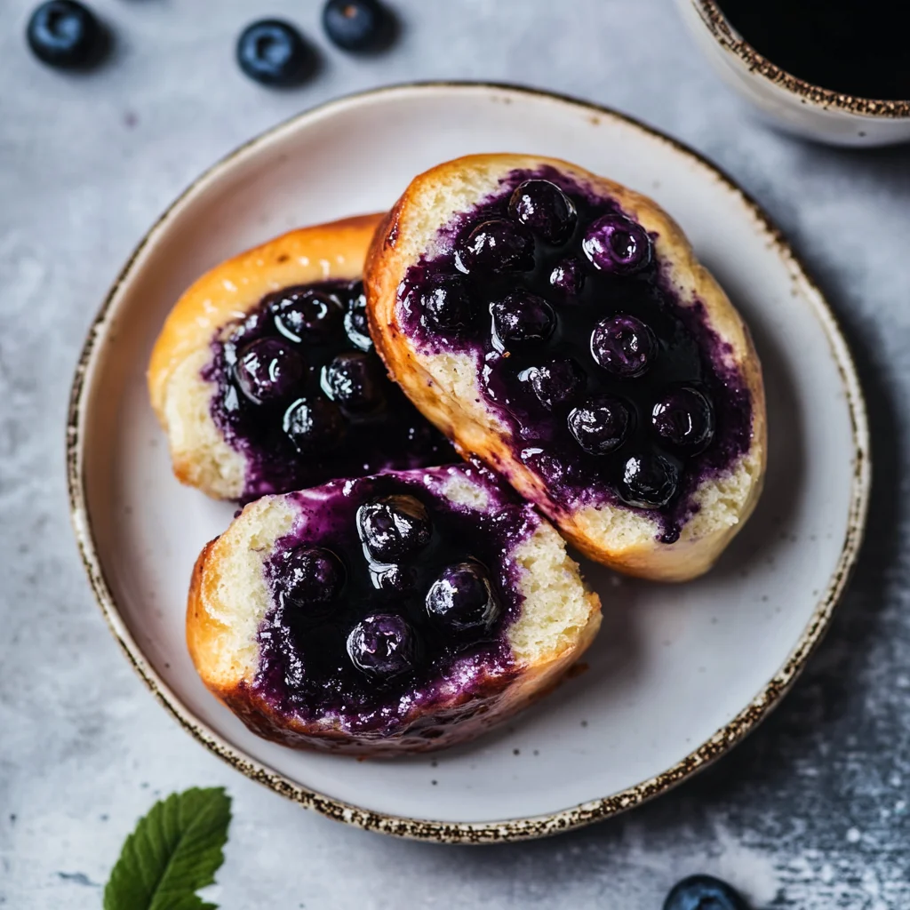 Polish Blueberry Sweet Buns: A Cozy Morning Treat - Easystepsrecipes