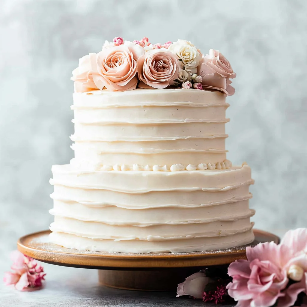 two tier wedding cake: Stunning and Delicious Delight - Easystepsrecipes
